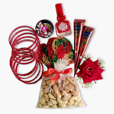 Joyous Tradition Teej Gift for Women Gift Hampers Gift to Nepal | Giftmandu