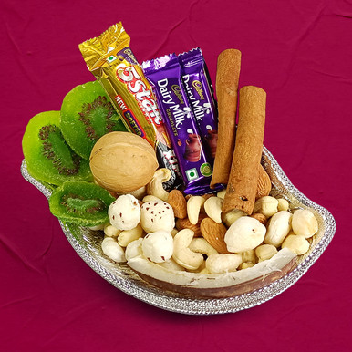 Mixed Nuts Platter For Any Occassion Gift Contents Gift to Nepal ...