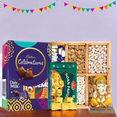 Blessed Treats: Cadbury Celebrations, Soan Papdi, Nuts & Lord Ganesha ...