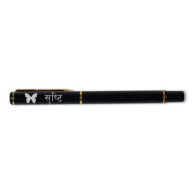 Personalized Black Pen with Your Name Pens Gift to Nepal | Giftmandu