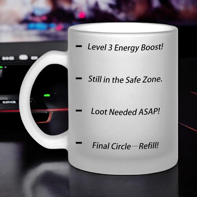 Unique PUBG-Levels Themed Frosted Mug Valentine's Day Gift to Nepal ...