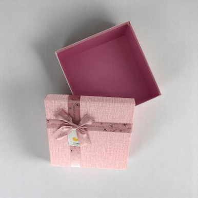 Pink Square Shape Paper Box (Small) Gift Wrapping & Packing Gift to ...