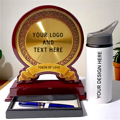 Corporate Token of Love Gift Set with Tumbler & Pen Personalized Gifts ...
