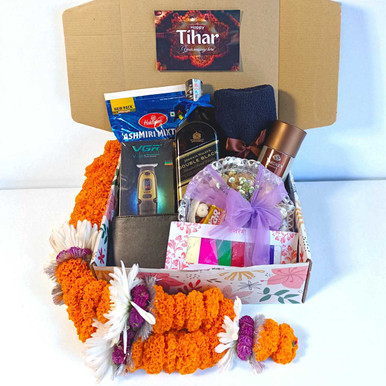 Brother’s Tihar Delight Gift Box With 750ml Whisky