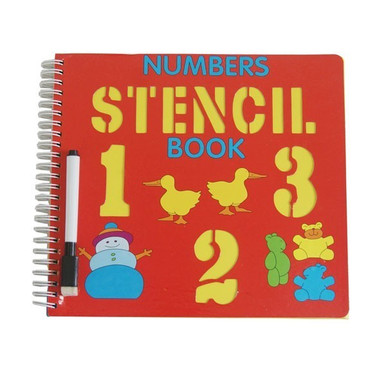 Number Stencil Book for Kids Children Books Gift to Nepal | Giftmandu