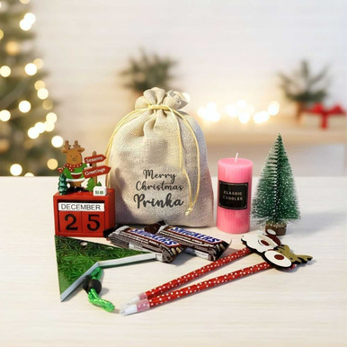 Christmas Celebration Hamper with Tree Decor