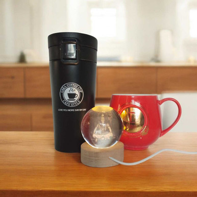 Crystal Shiva Lamp & Mug Gift Combo