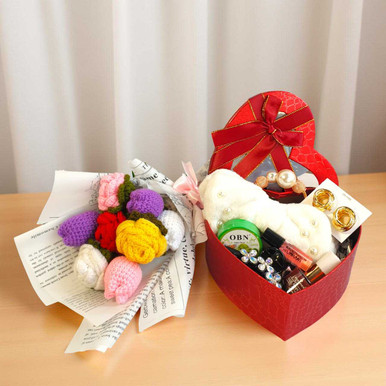Charming Accessories & Crochet Bouquet for Her