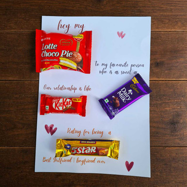 Romantic Chocolate Gift with Sweet Message