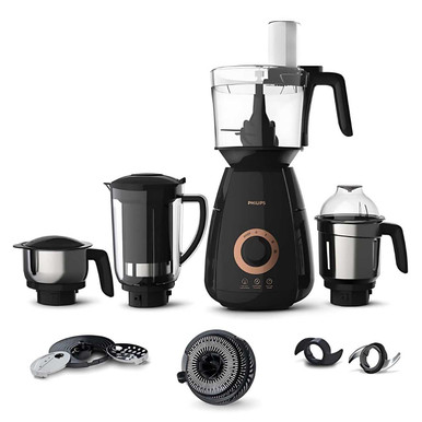 Philips 750 Watt Mixer Grinder with Food Processor Jar - HL7707/01 Gift ...