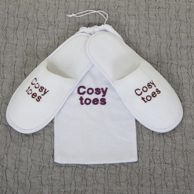Small brushed cotton shoe bag - BC SoftWear Ltd