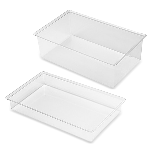 Single Cavity Rectangle Trays - aspecialtybox.com
