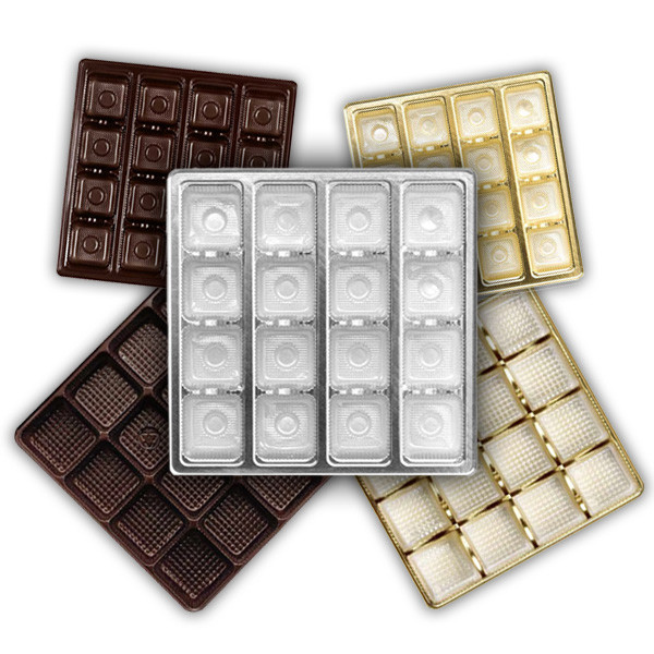 16 Cavity Square Trays - aspecialtybox.com