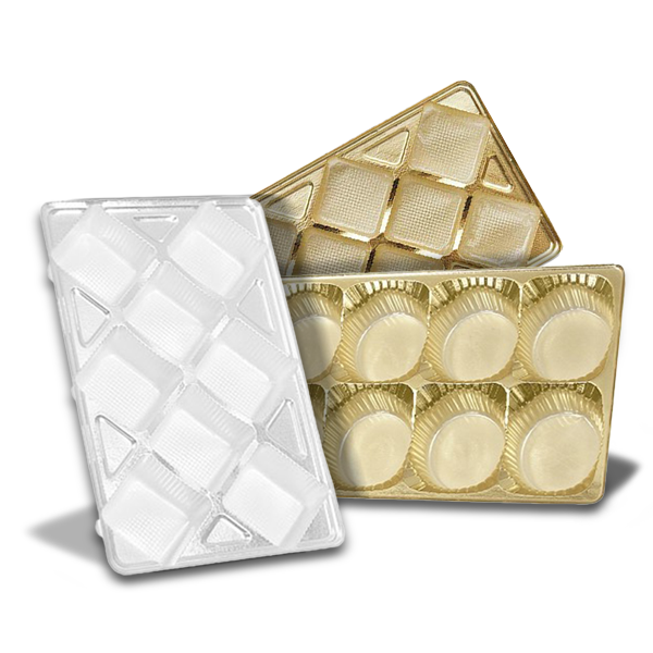 8 Cavity Rectangle Trays - aspecialtybox.com