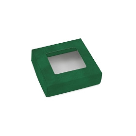 Green Meadow Square Window Box, 3.5 x 3.5 x 1" - aspecialtybox.com