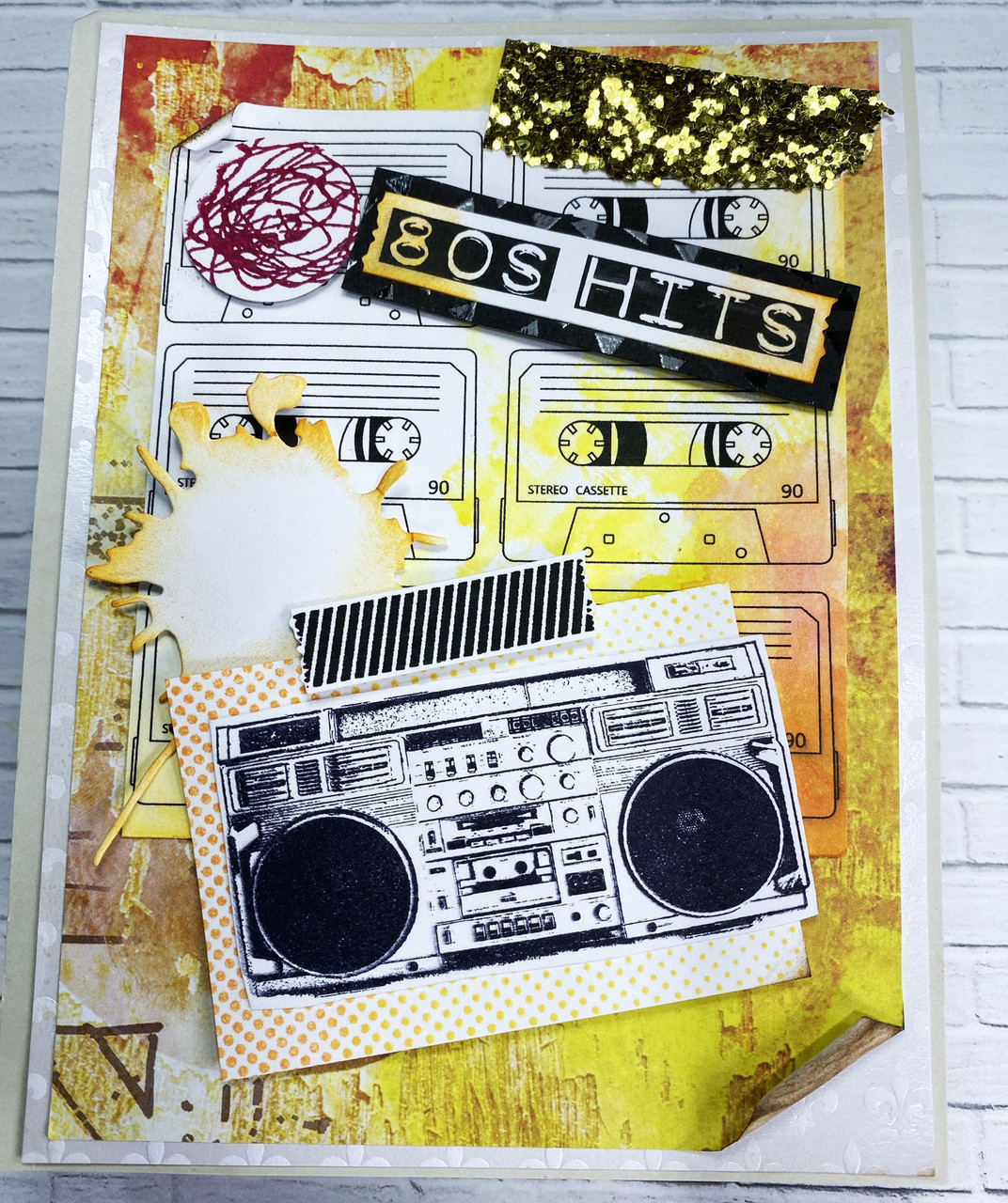 Mix Tape Printable Download - Deep Red Stamps