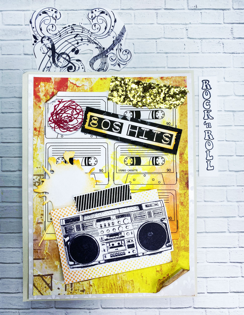 Mix Tape Printable Download - Deep Red Stamps
