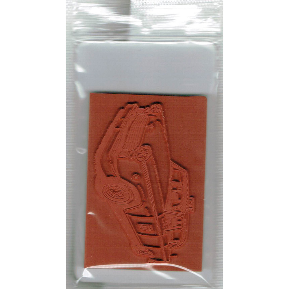 Classic Taxi Rubber Cling Stamp