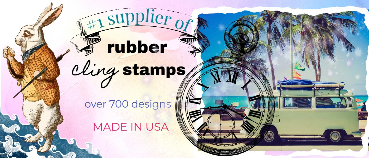 Deep Red Stamps