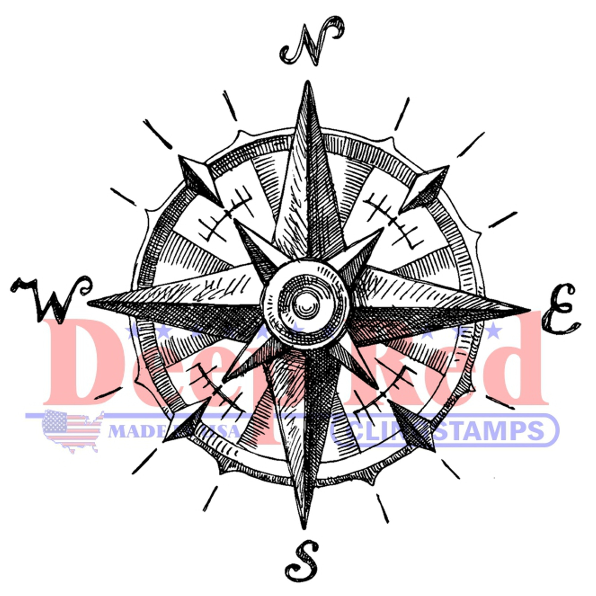 Deep Red Stamps All Rubber Stamps