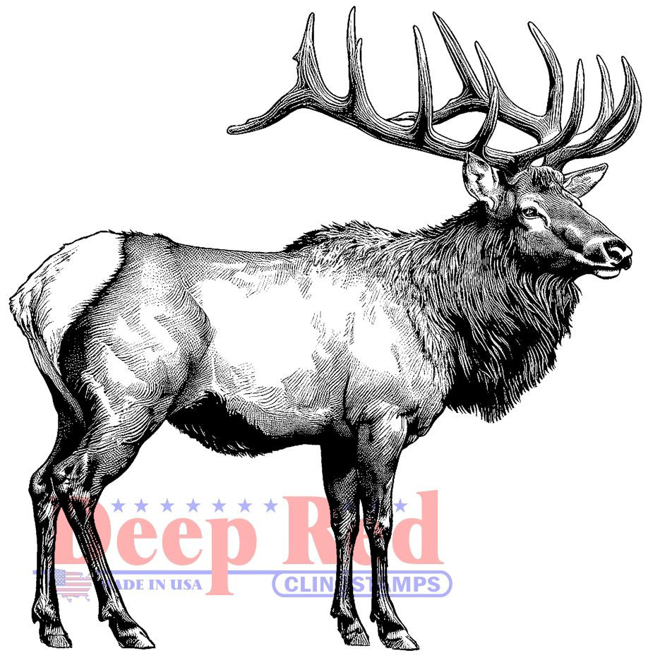 Deep Red Stamps