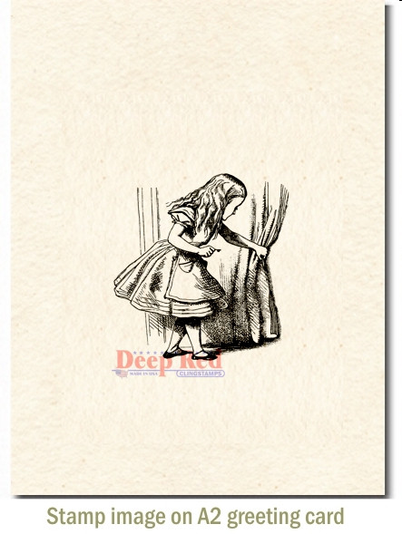Alice Discovery Rubber Cling Stamp