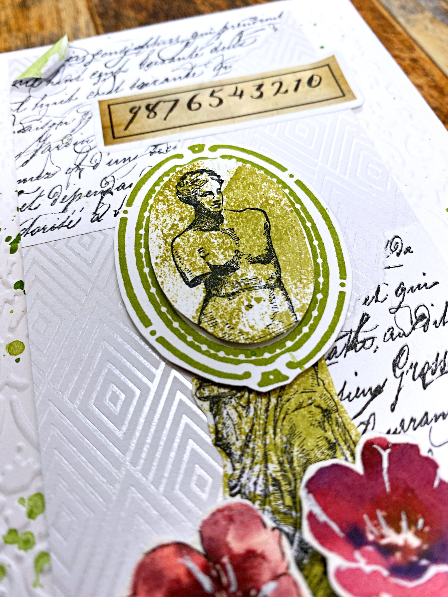 Venus De Milo Rubber Cling Stamp