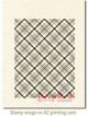 Plaid Background Rubber Cling Stamp