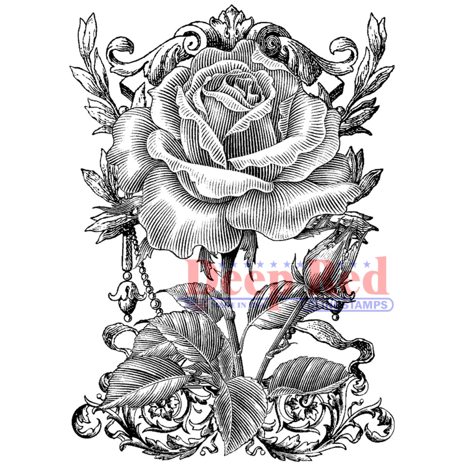 Deep Red Stamps Featured