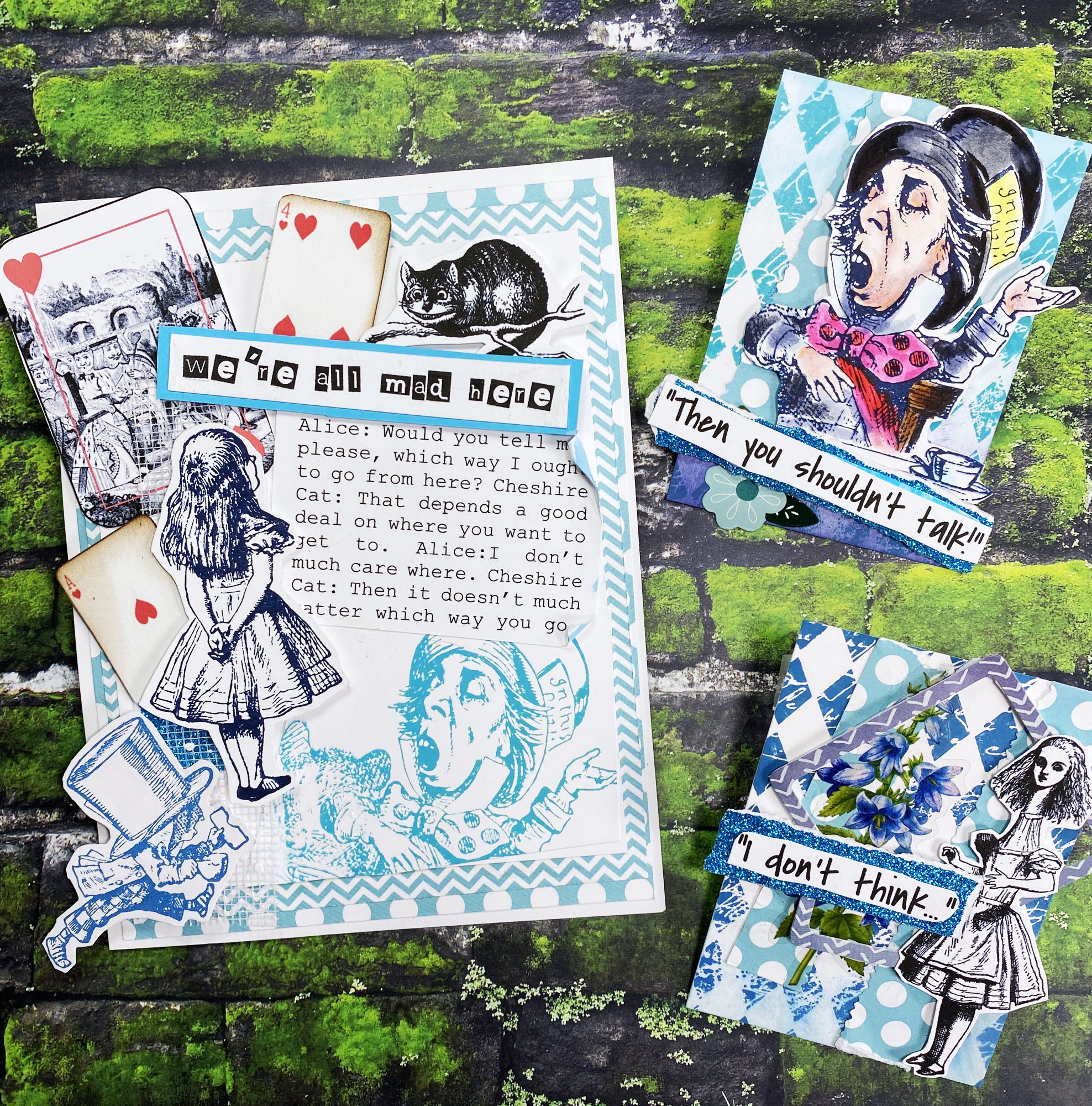 Alice In Wonderland Companion Download for Stamps - Deep Red Stamps