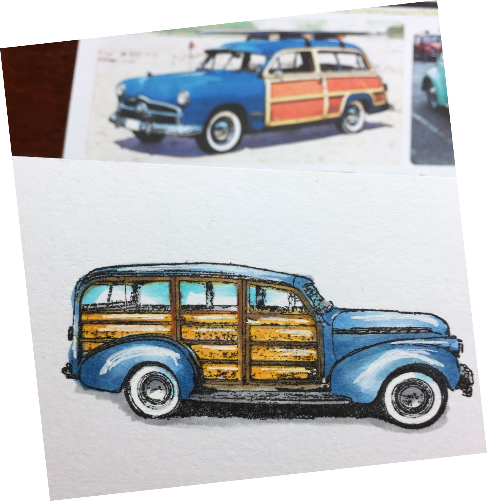 How to Color Cars - Deep Red Stamps