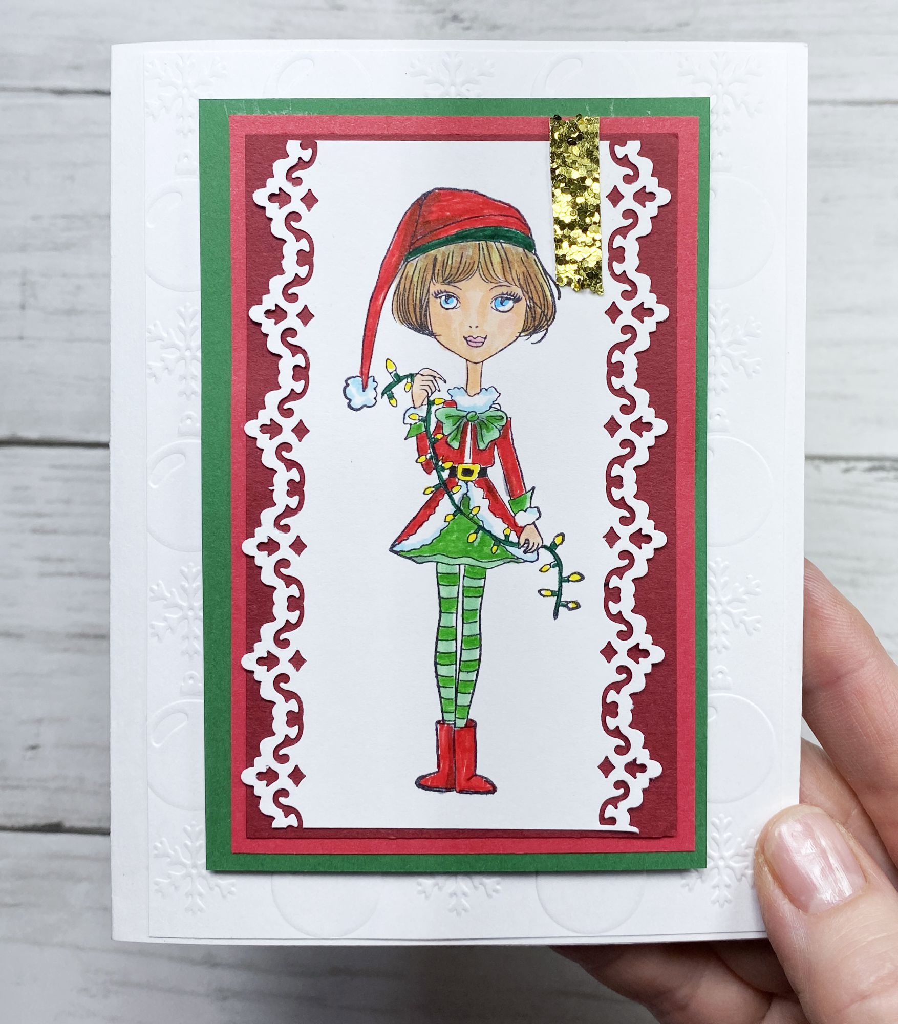 Season for Making Cards with Gift Cards - Deep Red Stamps