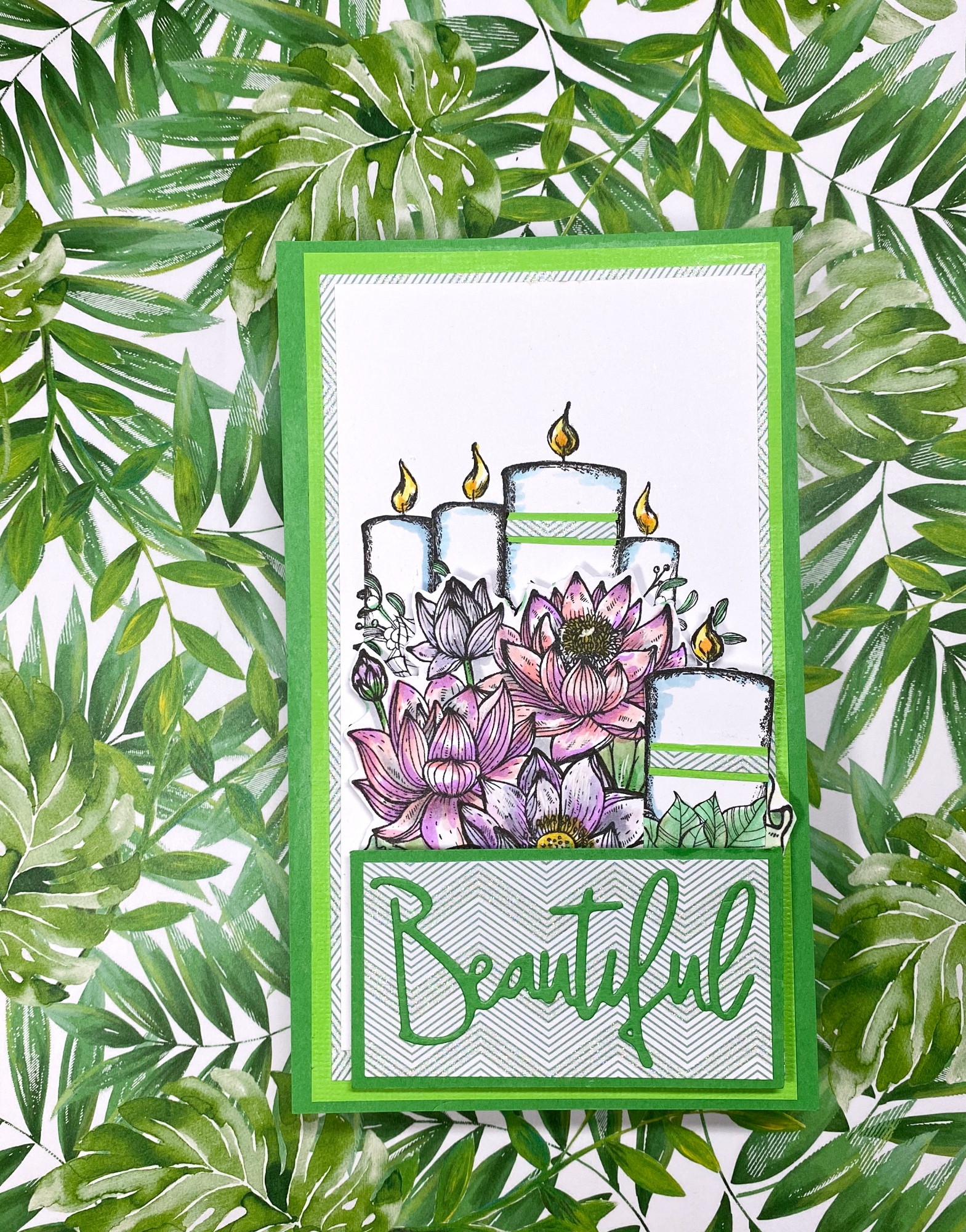 Creating A Zen Garden - Deep Red Stamps