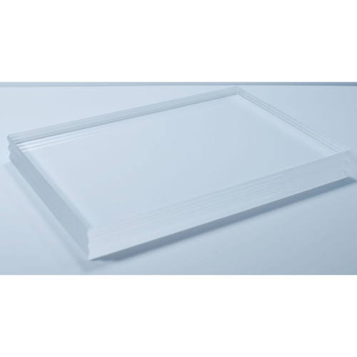 Extra Large - Deluxe Acrylic Stamping Block - Deep Red Stamps
