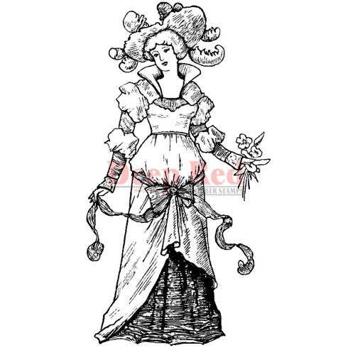 Countess Rubber Cling Stamp