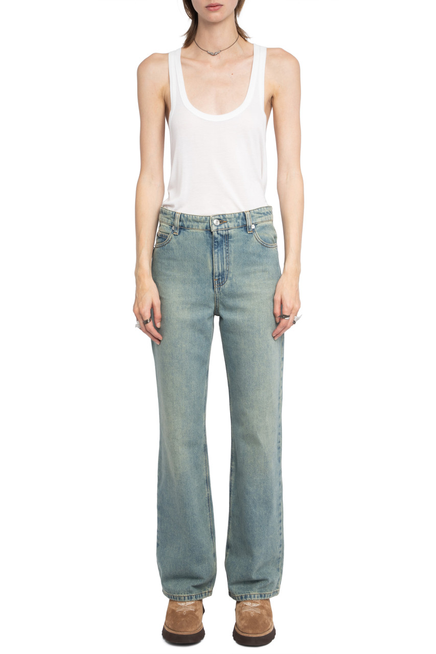 EVY DENIM LIGHT BLUE - Zadig et Voltaire Australia