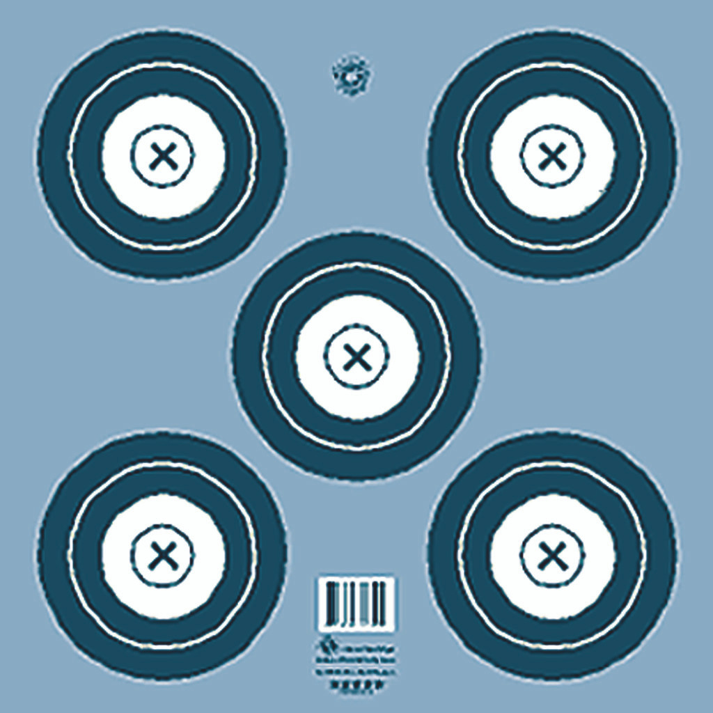 Maple Leaf Target Face Nfaa Indoor 5-spot 100 Pk. - Bowhunters Superstore