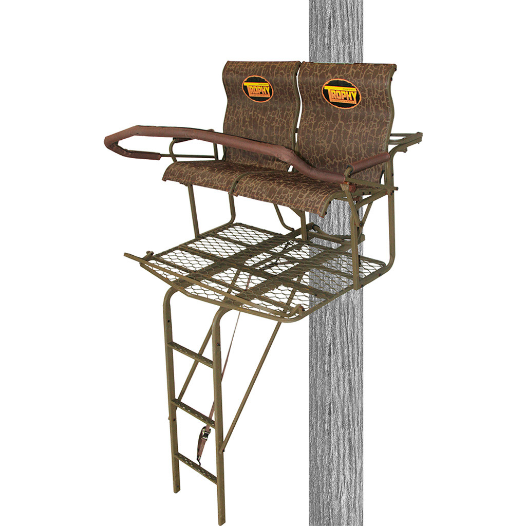 Trophy Treestands Big Easy Ladderstand Two Person 20 Ft. - Bowhunters ...