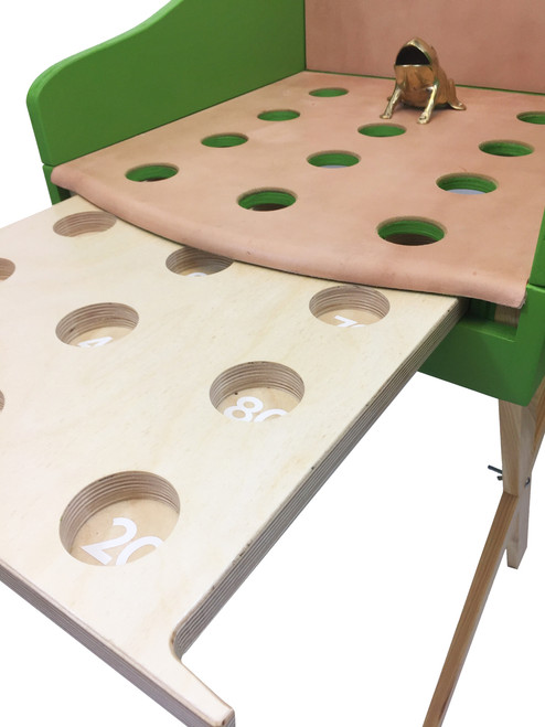 Portable Sapo Game | Green Sapo Game | Outdoor/Tailgate Toss Game