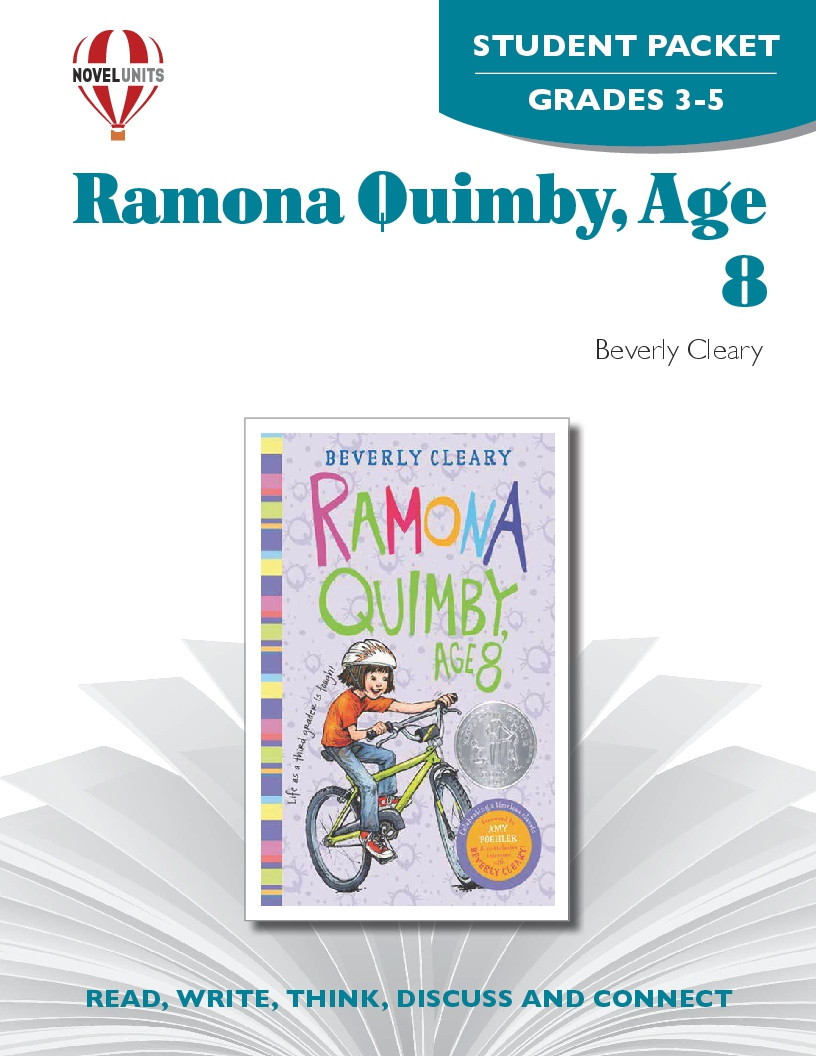 Ramona Quimby Age 8 Novel Unit Student Packet