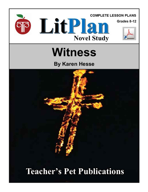 Witness Lesson LitPlan Novel Study