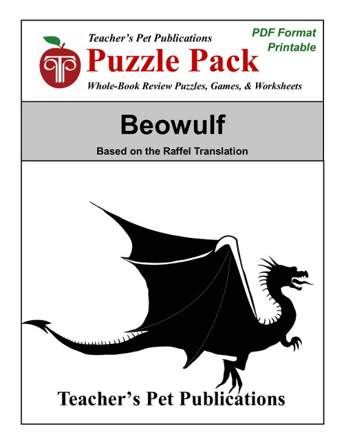 Beowulf Puzzle Pack - Activities, Worksheets, Games