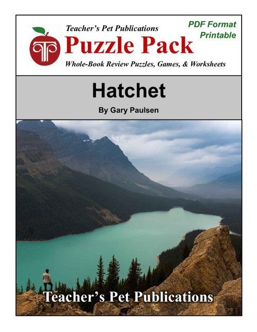 Hatchet Puzzle Pack - Activities, Worksheets, Games