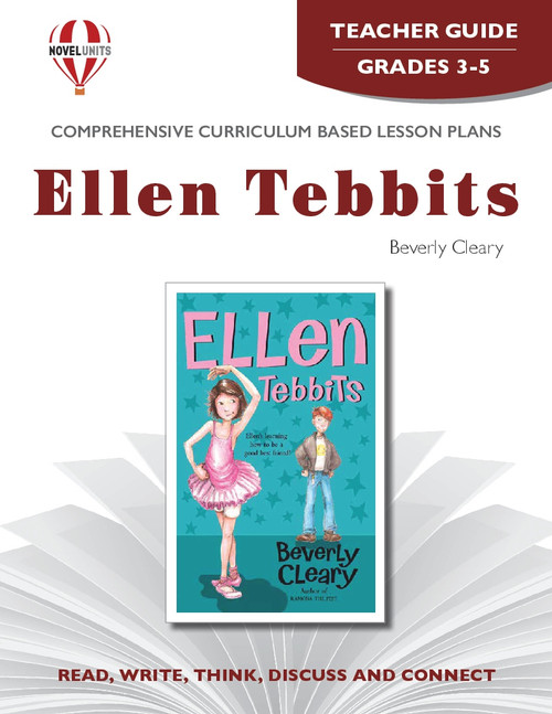 Ellen Tebbits Novel Unit Teacher Guides, Lesson Plans, Activities