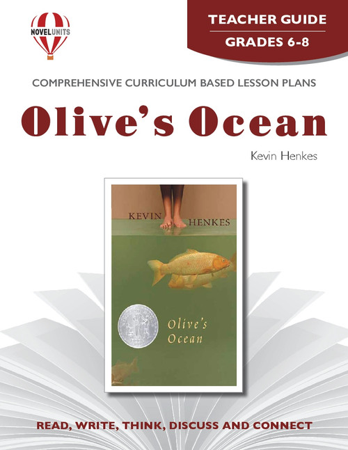 Olive's Ocean Novel Unit Teacher Guides, Lesson Plans, Activities