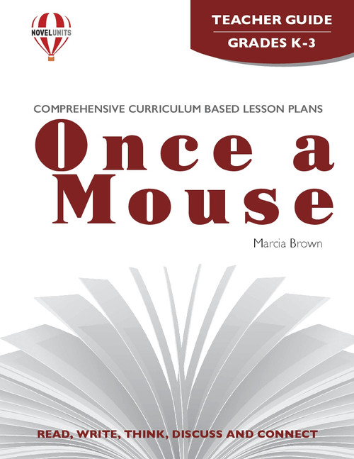Once a Mouse Novel Unit Teacher Guides, Lesson Plans, Activities