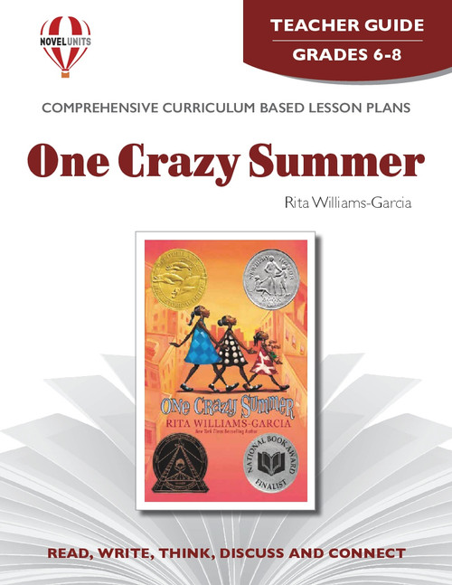 One Crazy Summer Novel Unit Teacher Guides, Lesson Plans, Activities