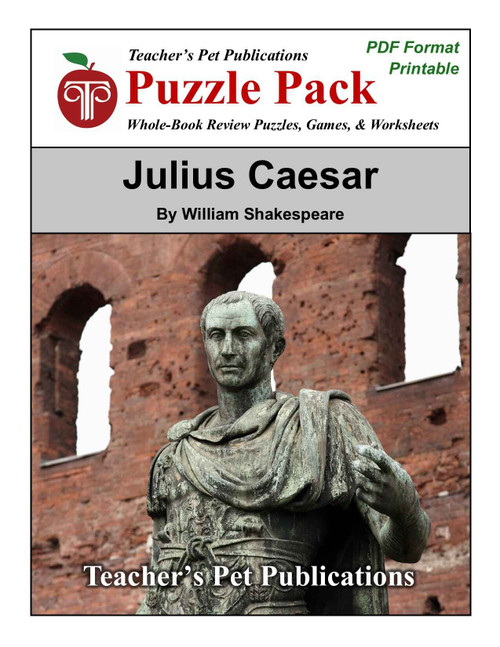 Julius Caesar Puzzle Pack - Activities, Worksheets, Games