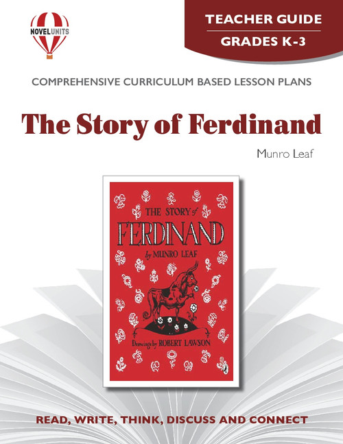 The Story of Ferdinand Novel Unit Teacher Guides, Lesson Plans, Activities