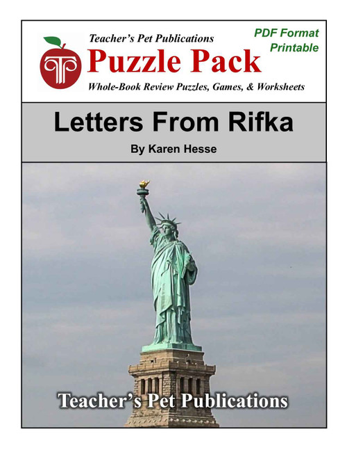 Letters From Rifka Puzzle Pack - Activities, Worksheets, Games